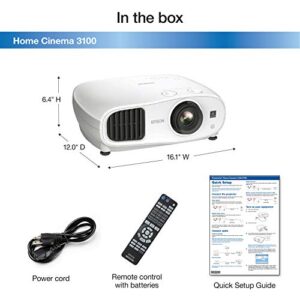 Epson Home Cinema 3100 1080p 3LCD Home Theater Projector