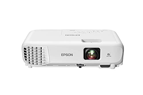 Epson VS260 3-Chip 3LCD XGA Projector, 3,300 Lumens Color Brightness, 3,300 Lumens White Brightness, HDMI, Built-in Speaker, 15,000:1 Contrast Ratio, Small (Renewed)