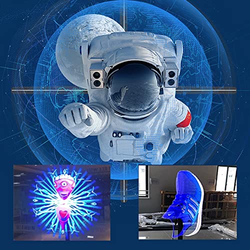 3D Hologram Fan - 3D Hologram Advertising Display Fan, 3D LED Pologram Fan Holographic Projector for Store, Shop, Bar, Casino, Holiday, Events - 1600x224