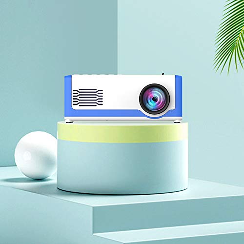 Projector, Full HD 1080P Mini Projector, with Ultra-High Luminous Flux/30,000 Hours Standby/3D HiFi Speaker Mini Led Projector, Support Hdmi/AV/USB/SD, Home Theater Projector(US)