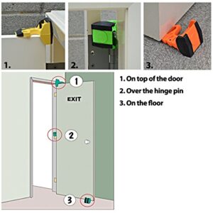 Wedge-It The Ultimate Door Stop - Orange 12 Pack