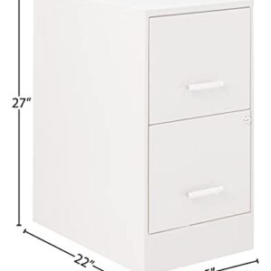 Lorell SOHO 22" 2-Drawer File Cabinet