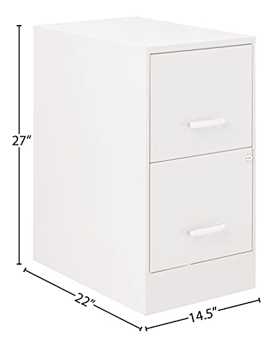 Lorell SOHO 22" 2-Drawer File Cabinet