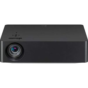 LG HU70LAB 4K UHD LED Smart Home Theater Projector, 140" Display, Bluetooth Bundle with 120" Minolta 16:9 Indoor-Outdoor Screen