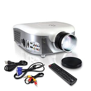 pyle prjd907 widescreen,1080p hd support,up to 140-inch display led projector