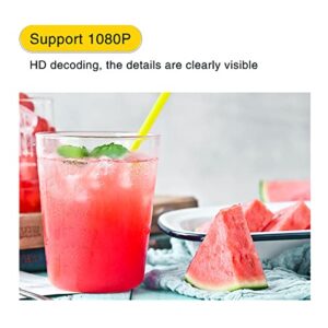 LED Portable Mini Projector Household HD 1080P Projector U Disk Plug-in Card, Home HD Projector for Office, Perfect for Gift