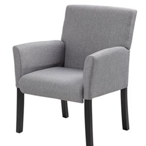 Boss Office Products Contemporary Guest Chair in Grey