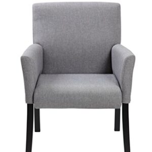 Boss Office Products Contemporary Guest Chair in Grey