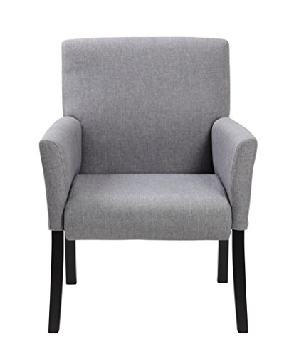 Boss Office Products Contemporary Guest Chair in Grey