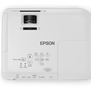 Epson Home Cinema 740HD 720p, HDMI, 3LCD, 3000 Lumens Color and White Brightness Home Theater Projector