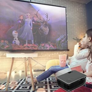 Gabba Goods WiFi Smart Projector Supports Up To 1080P Cast With WiFi Or HDMI Gift for Kids, Phone Projector for Home Theater, Movie, Cartoon, Compatible with PC/Tablet/Fire Stick/iOS and Android Phone