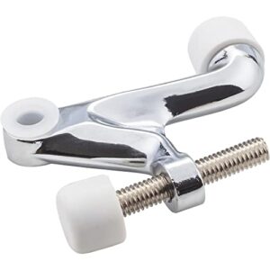 hinge pin door stop – polished chrome