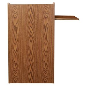 Oklahoma Sound - 600-MO Aristocrat Floor Lectern, Medium Oak