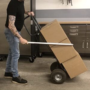 keyfit tools kickboxer hand truck dolly box leverage bar slide boxes off your 2 wheeled dolly from the bottom for neatly stacked moving/shipping boxes hook boxes to tilt backward