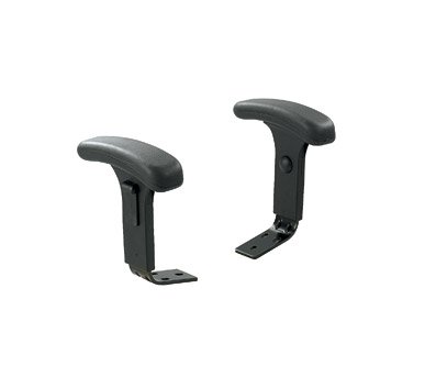 Safco Products 3496BL T-Pad Arm Set for Use with Uber Big and Tall Chairs (Sold Separately), Black