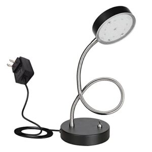 mingbright flexible gooseneck led desk lamp reading light office table lamp with 21 leds 4000k natural white eye protection desk light for reading, office or night light