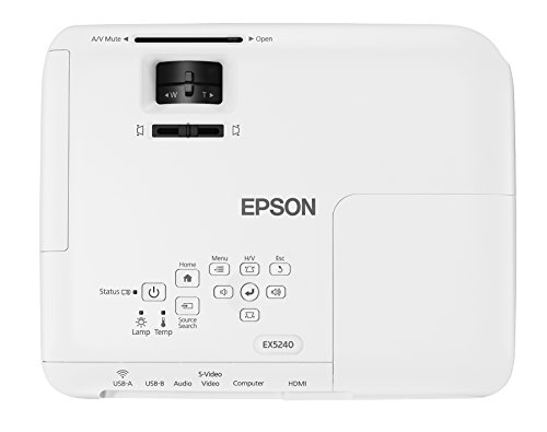 Epson EX5240, XGA, 3200 Lumens Color Brightness, 3200 Lumens White Brightness, 3LCD Projector