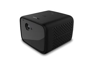 philips picopix maxtv, native 1080p hdr10, portable outdoor & indoor projector, android tv, led dlp, 4h battery life, hdmi, usb-c, booming sound