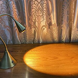 HomeFocus LED Desk Lamp with Touch Dimmable,Table Lamp,Night Light,Reading Desk Lamp,Office Desk Lamp,Working Desk Lamp,Gold Desk Lamp,LED 5W,3000K Warm Light,Metal,Antique Brass