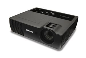 infocus in1118hd 1080p dlp portable projector, hdmi, 3.5 lbs, 4gb storage, 2400 lumens