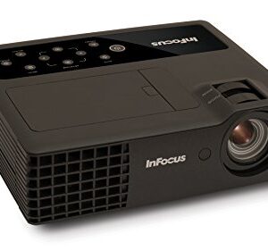 InFocus IN1118HD 1080p DLP Portable Projector, HDMI, 3.5 lbs, 4GB Storage, 2400 Lumens