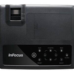 InFocus IN1118HD 1080p DLP Portable Projector, HDMI, 3.5 lbs, 4GB Storage, 2400 Lumens