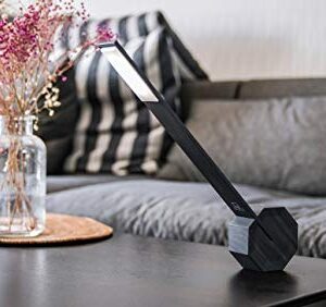 Gingko Octagon One Rechargeable Modern LED Desk Lamp Touch Sensitive Black