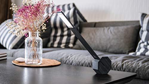 Gingko Octagon One Rechargeable Modern LED Desk Lamp Touch Sensitive Black