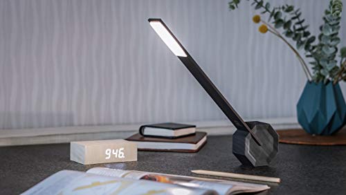 Gingko Octagon One Rechargeable Modern LED Desk Lamp Touch Sensitive Black