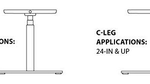 Uprite Ergo Under Desk Long Fit Pen & Pencil Drawer & Slim Organizer for Height Adjustable Desks (White, 33 x 9.5)