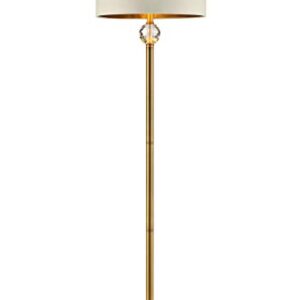 OK Lighting AZOK5161F 63.25" H Perspicio Floor Lamp, Brass