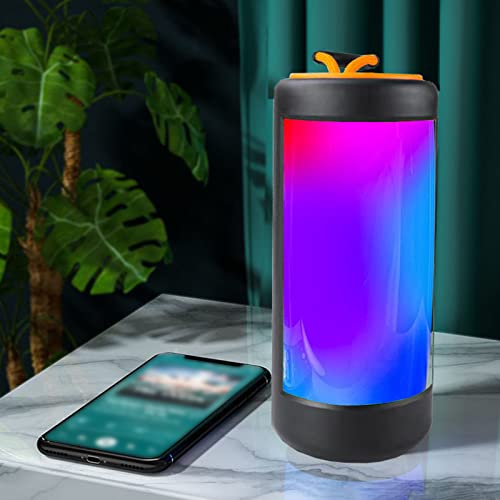 Lefthigh New Portable Speaker, with Colored Light Bluetooth Speaker Bluetooth 5.0, Compatible with TFCard, AUX Cable, USB Flash Drive