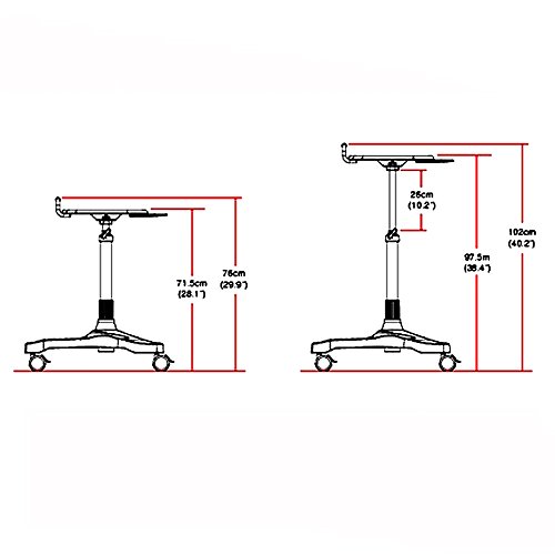 Aidata LPD008P Laptop/Notebook/Table Desk Cart