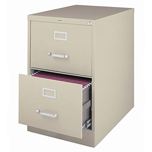 Scranton & Co 2 Drawer Legal File Cabinet in Putty