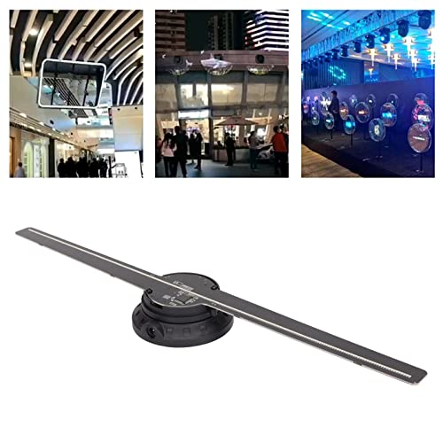 3D Hologram Fan, Hologram Projector Led Advertising Display Fan 512X224, with 224 Lamp Beads for Business Store Signs Bar Party Advertising Display(#3)