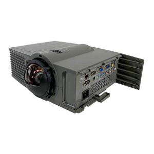 smart uf55 dlp hd 2000 ansi projector with adapter and 1080i remote (refurbished)