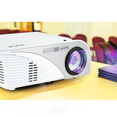 Pyle Video Projector 1080p Full HD Digital Multimedia Mini Home Theater Cinema - Compact, Portable with Remote, LCD Led Lamp Display Screen, HDMI & USB Inputs for TV, Laptop, PC & Computer - (PRJG95)