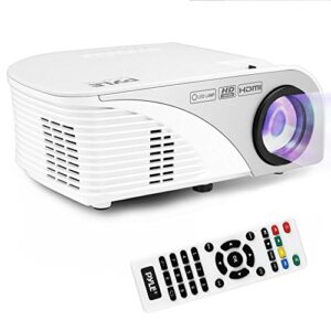 pyle video projector 1080p full hd digital multimedia mini home theater cinema – compact, portable with remote, lcd led lamp display screen, hdmi & usb inputs for tv, laptop, pc & computer – (prjg95)