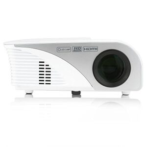 Pyle Video Projector 1080p Full HD Digital Multimedia Mini Home Theater Cinema - Compact, Portable with Remote, LCD Led Lamp Display Screen, HDMI & USB Inputs for TV, Laptop, PC & Computer - (PRJG95)