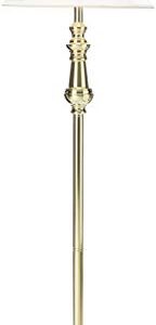 Décor Therapy PL3780 Floor Lamp, Polished Brass