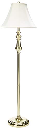 Décor Therapy PL3780 Floor Lamp, Polished Brass