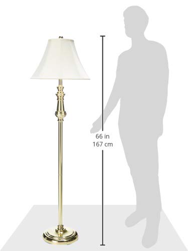 Décor Therapy PL3780 Floor Lamp, Polished Brass