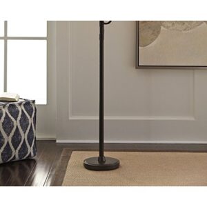 Signature Design by Ashley Jaak Contemporary 60" Floor Lamp with 3 Glass Shades, Bronze