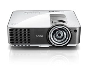 benq mw814st 2500 lumen wxga short throw 3d dlp projector,black/silver (renewed)