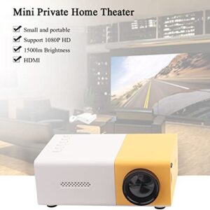 Mini Stylish Portable Home Theater, LED Projector with Native Resolution 320 x 240 Pixels HDMI VGA Multimedia Player Home Theater for Home Entertainment(59.99)