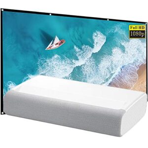 samsung sp-lsp7tfaxza 120 inch the premiere lsp7t 4k smart laser projector bundle with 120 inch minolta 16:9 indoor-outdoor screen