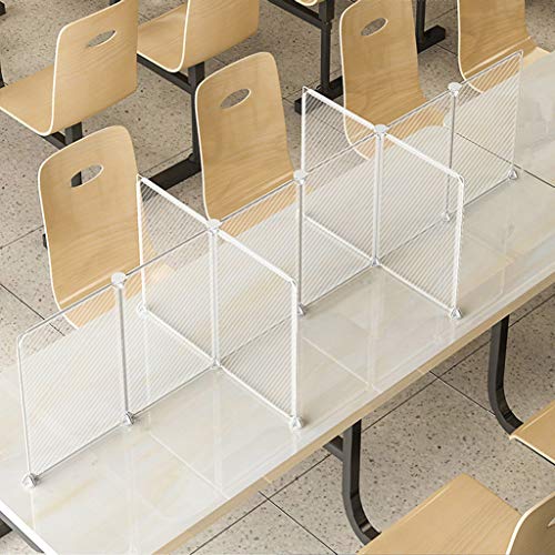 Classroom Desk Dividers for Students，esktop Office Partitions, Schools Desk Partitions， Suitable for Schools Classroom, Restaurants, Offices, Easy to Install (Single 11.8"x17.7") (10PCS)