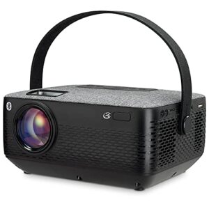 GPX Rechargeable Projector with Bluetooth, HDMI, USB and Micro SD Media Ports, Includes Remote (PJ770B)