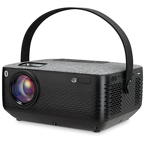 GPX Rechargeable Projector with Bluetooth, HDMI, USB and Micro SD Media Ports, Includes Remote (PJ770B)