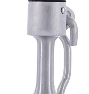 CRL Satin Chrome Finish Wall Mounted Heavy Duty Door Stop with Hook and Holder